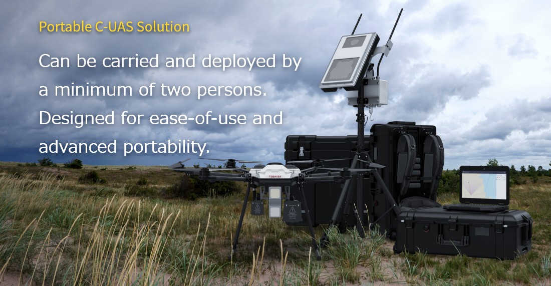 Portable C-UAS | Defense & Electronic Systems | Toshiba Infrastructure ...